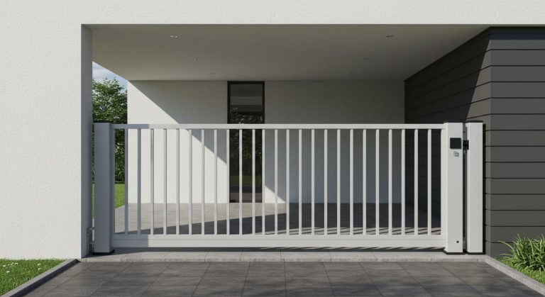Aluminum Bi-Folding Trackless Gates | Modern Entry Solution